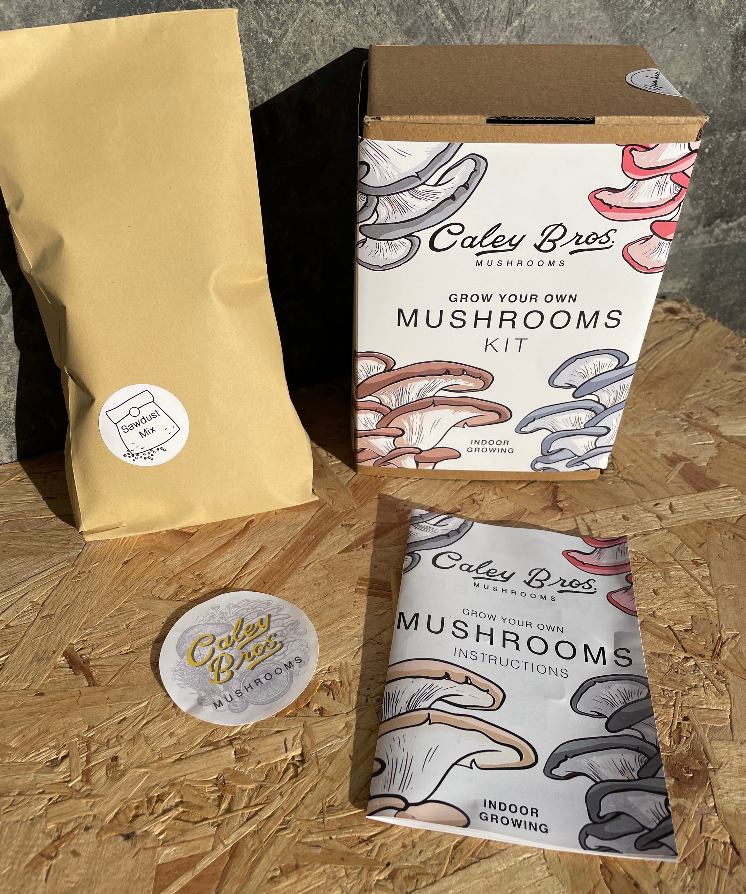 Mushroom Growing Kits & Workshops | Caley Brothers